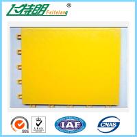 China Hard PP Interlocking Rubber Floor Tiles Roller Skating Flooring 2500N Load for sale