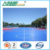China Hard PP Interlocking Rubber Floor Tiles Roller Skating Flooring 2500N Load for sale