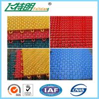 China Hard PP Interlocking Rubber Floor Tiles Roller Skating Flooring 2500N Load for sale