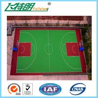 China Interlocking PP Sports Floor Tiles 2500N Load Capacity UV Resistant for Basketball Courts for sale