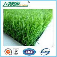 China 3 / 8'' Residential Artificial Turf Grass Diamond Shape PE Or V Shape PE for sale
