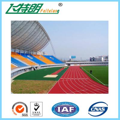 China EPDM Rubber Running Track 13mm Thickness Recycled Wear Resistant Flooring for sale