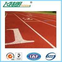 China 13mm Recycled Rubber Running Track Flooring 8 Lines High School Outdoor Sports Surface for sale