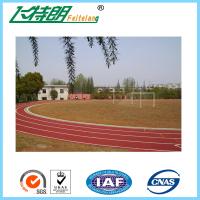 China 13mm Recycled Rubber Running Track Flooring 8 Lines High School Outdoor Sports Surface for sale