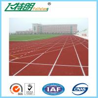 China 13mm Sandwich Running Track Outdoor Synthetic Sports Flooring Recycled Rubber for sale