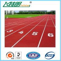 China 13mm Sandwich Running Track Outdoor Synthetic Sports Flooring Recycled Rubber for sale