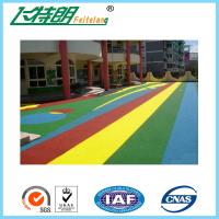 China Colored EPDM Rubber Granules 1-3mm for Outdoor Playground and Athletic Running Track 8-15mm Thickness for sale