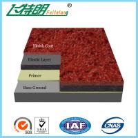 China Spray Coat Athletic Rubber Track Flooring 13mm Synthetic Run Track Mat IAAF Certified for sale