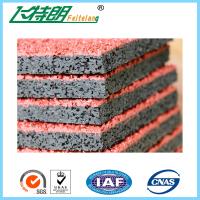 China Spray Coat Athletic Rubber Track Flooring 13mm Synthetic Run Track Mat IAAF Certified for sale