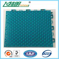 China PP Interlocking Rubber Floor Tiles 2500N Load Modular Hockey Flooring Outdoor Indoor for sale