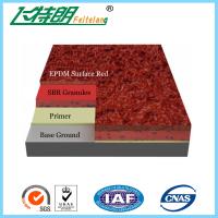 China Full Polyurethane 400m Outdoor Sports Athletic Track Flooring 13mm IAAF for sale