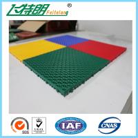 China Interlocking Rubber Floor Tiles for Volleyball Court UV Resistant 8 Year Warranty Easy Install for sale