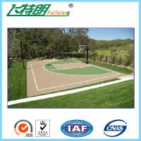 China 4mm Silicon PU Sports Flooring Green Badminton Court Durable Seamless 4mm Thickness for sale