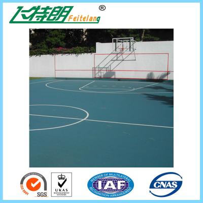 China Acrylic Sports Surface Flooring for Indoor Outdoor Playground Cement Asphalt Base 4 Layer for sale