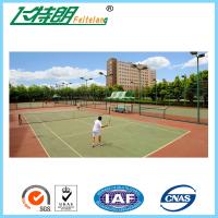 China Feitelang Acrylic Acid Tennis Court Surface Flooring 4 Layer Non Toxic Green Blue Red for sale