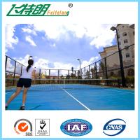 China Seamless 3mm Acrylic Sports Court Flooring Durable Anti Slip Outdoor Play Surface for sale