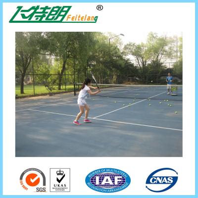 China Feitelang Acrylic Sports Court Flooring Paint 4-Layer for Badminton Basketball Court for sale