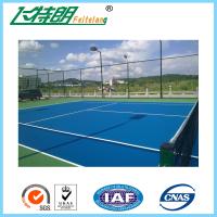 China 4mm Thickness Rubber PU Sports Flooring for Volleyball and Tennis Courts for sale