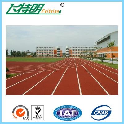 China Sports Athletic Rubber Running Track Material Surface Full Pu Customized for sale
