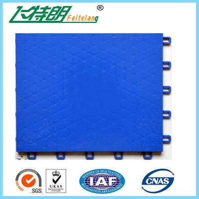 China Futsal Interlocking Rubber Floor Tiles For Indoor Square Resilient Floor for sale