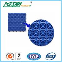 China Futsal Interlocking Rubber Floor Tiles For Indoor Square Resilient Floor for sale
