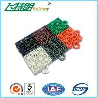 China PP Outdoor Interlocking Removable Playground Rubber Mats 250x250x12.7cm for sale