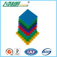 China PP Interlocking Rubber Floor Mats for Tennis Basketball Court 97% Rebound 8-10 Year Warranty for sale