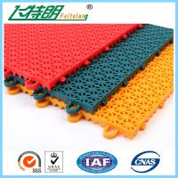China PP Interlocking Rubber Floor Mats for Tennis Basketball Court 97% Rebound 8-10 Year Warranty for sale