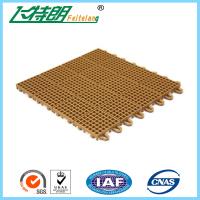China Colored Outdoor PP Suspended Interlocking Rubber Floor Tiles Modular Hockey Flooring 2500N Load 97% Rebound for sale
