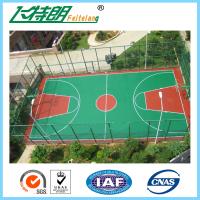China Silicon PU Sports Flooring for Basketball Tennis Court 5mm Thickness for sale