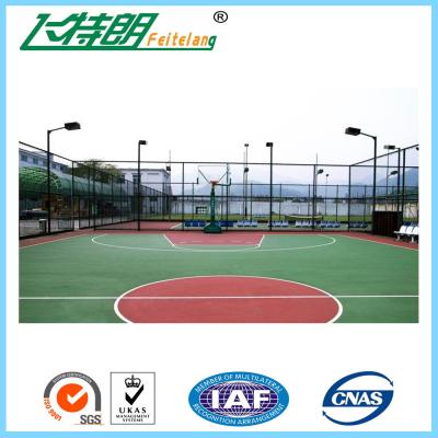 China Acrylic Sports Court Flooring Paint Anti Slip for Tennis Basketball 5mm for sale