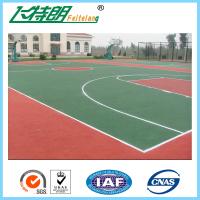 China Acrylic Acid Sports Court Flooring 4 Layer Slip Resistance Basketball Gym Surface for sale