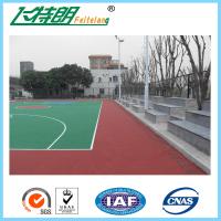 China Feitelang 4-Layer Acrylic Badminton Court Flooring 15mm Cigarette Burn Resistant Outdoor Sports Tiles for sale