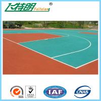 China Feitelang 4-Layer Acrylic Badminton Court Flooring 15mm Cigarette Burn Resistant Outdoor Sports Tiles for sale