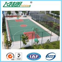 China Feitelang 4-Layer Acrylic Badminton Court Flooring 15mm Cigarette Burn Resistant Outdoor Sports Tiles for sale