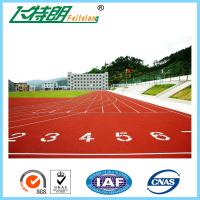 China IAAF Standard 13mm PU Athletic Running Track Material for Outdoor Stadium for sale