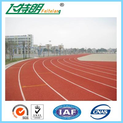 China EPDM Rubber Jogging Track Material 13mm Thickness All Weather Sports Flooring for sale