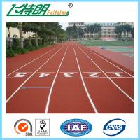China EPDM Rubber Jogging Track Material 13mm Thickness All Weather Sports Flooring for sale