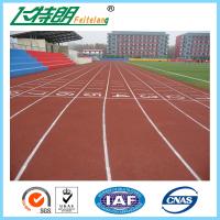 China Professional Outdoor Synthetic Rubber Running Track for Athletic Sports Stadiums 10 Year Lifespan for sale