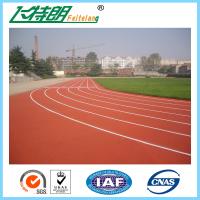 China Permeable Athletic Rubber Running Track Elastic Sports Field Material 10 Year Durability for sale