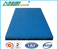 China EPDM Rubber Playground Mats 50x50x2.5cm Red Safety Flooring for Gym and Kindergarten for sale