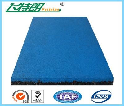 China EPDM Rubber Playground Mats 50x50x2.5cm Red Safety Flooring for Gym and Kindergarten for sale