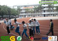 China Prefabricated Running Track Sports Flooring IAAF Certified 13mm Thickness for sale