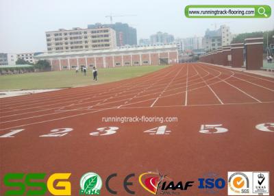 China Weather Resistant Synthetic Running Track Flooring 13mm for School Rubber Gym Floor for sale