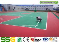 China Basketball Silicon PU Sports Flooring 8mm Waterproof Fadeless Surface for Indoor Outdoor Courts for sale