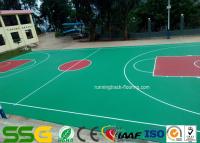 China Multifunctional Silicon PU Sport Court Flooring 13mm for Badminton Tennis Basketball for sale