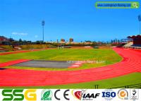 China Multifunctional Mixed PU Atheletic Rubber Running Track UV - resistance for sale