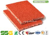 China Multifunctional Mixed PU Atheletic Rubber Running Track UV - resistance for sale