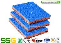 China Customized PU Mixed EPDM Granules Rubber Athletic Track 13mm for Volleyball Court for sale