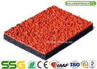 China Air Permeable Synthetic Rubber Athletic Track 13mm Outdoor Sports Flooring for sale